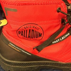 Palladium | Shoes | Palladium Salsa Red Waterproof Sneakersboots Mens ...